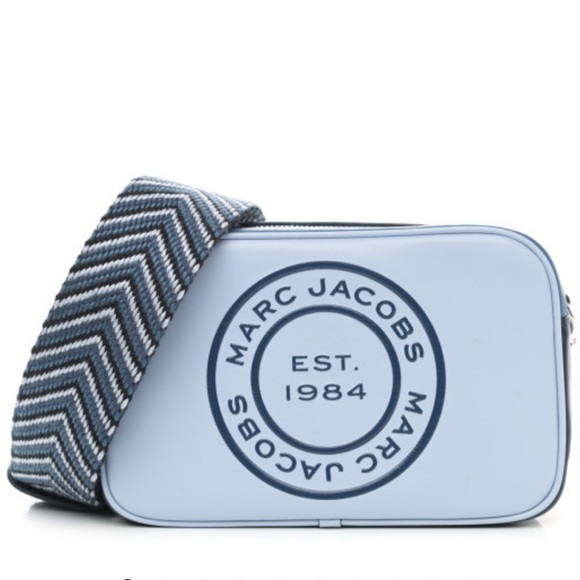 Marc Jacobs | Bags | Marc Jacobs Signet Flash Blue Camera Bag | Poshmark
